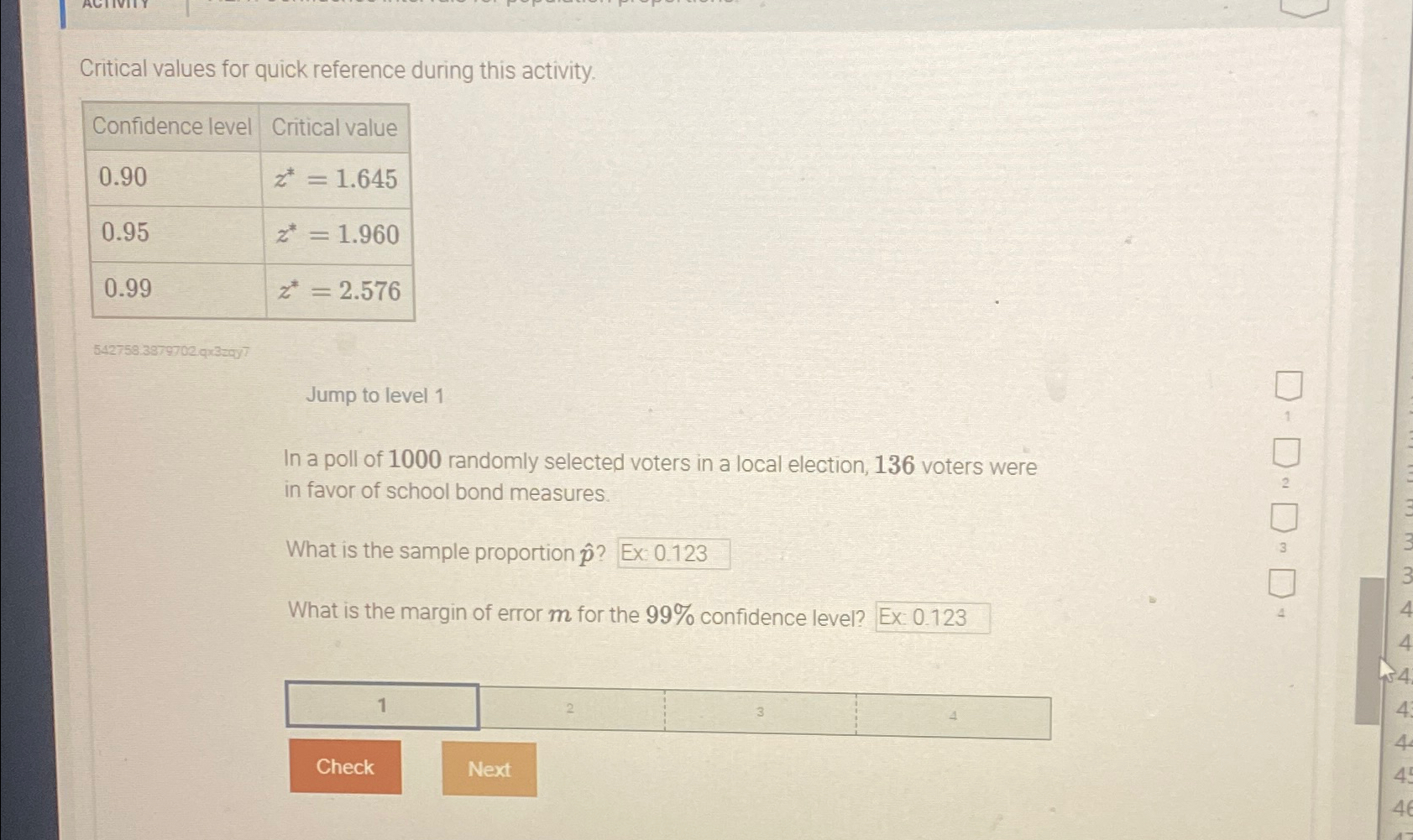 Solved Critical values for quick reference during this | Chegg.com