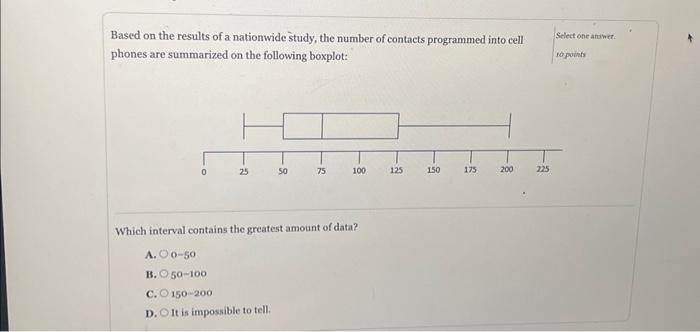Solved Based on the results of a nationwide study, the | Chegg.com