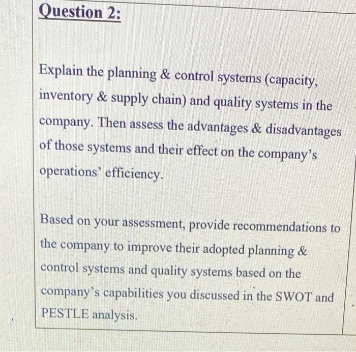 Solved Question 1: Explain how different operation functions | Chegg.com