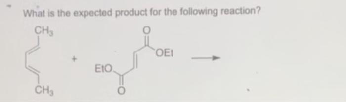 Solved What is the expected product for the following | Chegg.com