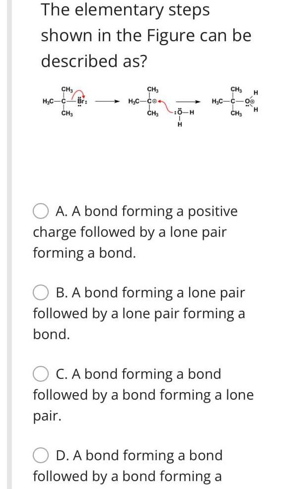 Solved The elementary steps shown in the Figure can be | Chegg.com