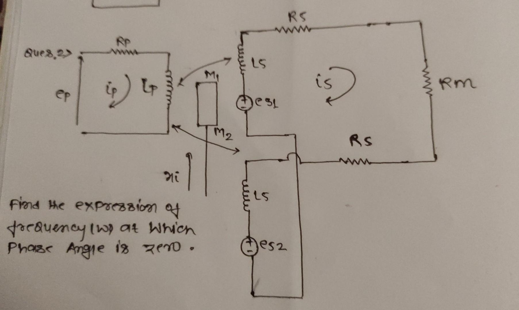 Solved instruments problem lvdt topic find the expression of | Chegg.com