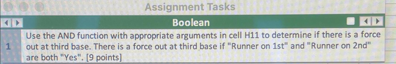 Solved Assignment Tasks1+1BooleanUse the AND function with | Chegg.com