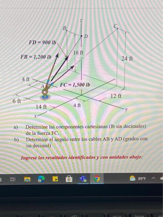 Solved Statics & Dynamicsa.Determine the Cartesian | Chegg.com