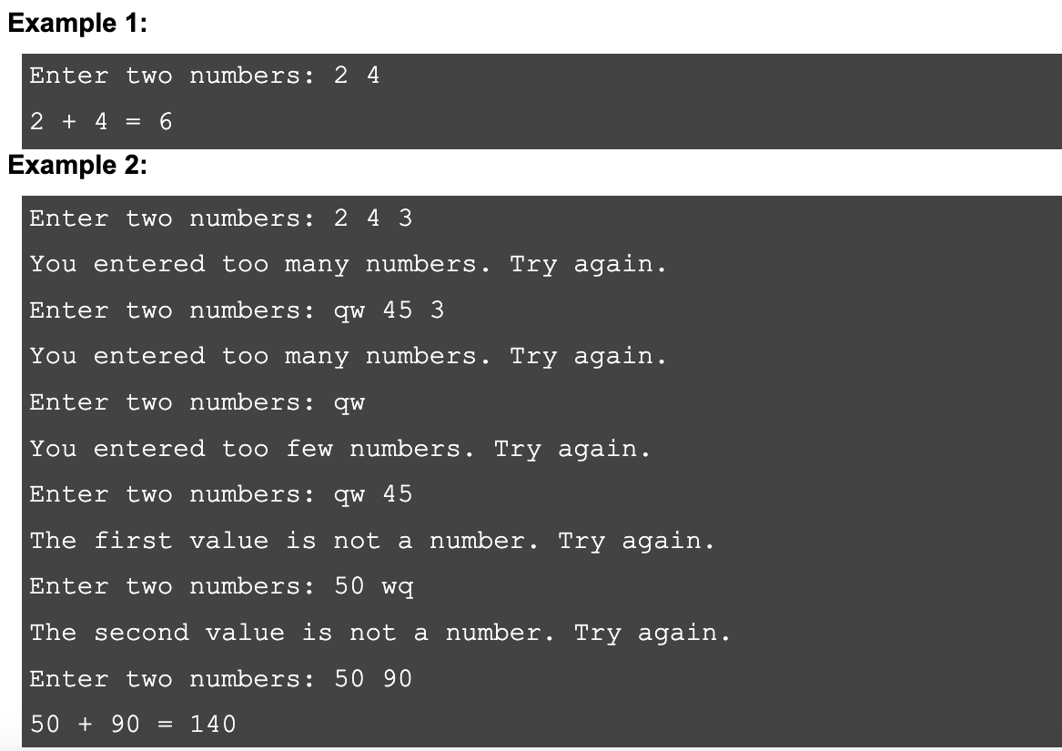 Solved Write a program in Python that asks the user to enter | Chegg.com
