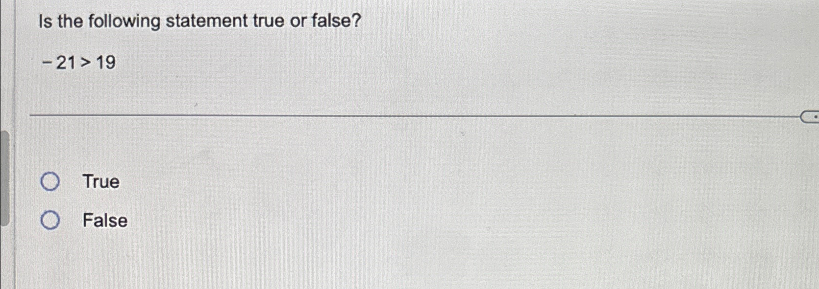 Solved Is the following statement true or | Chegg.com