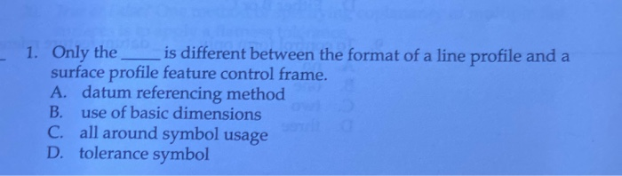 Solved 1. Only the is different between the format of a line | Chegg.com