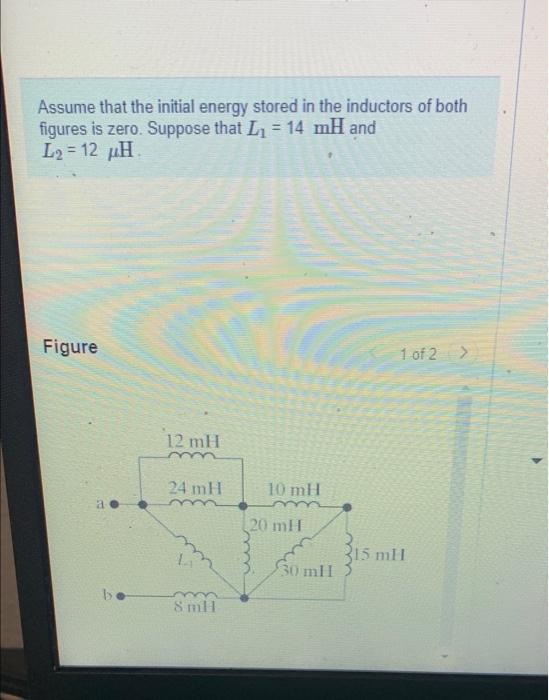 Solved Assume that the initial energy stored in the | Chegg.com