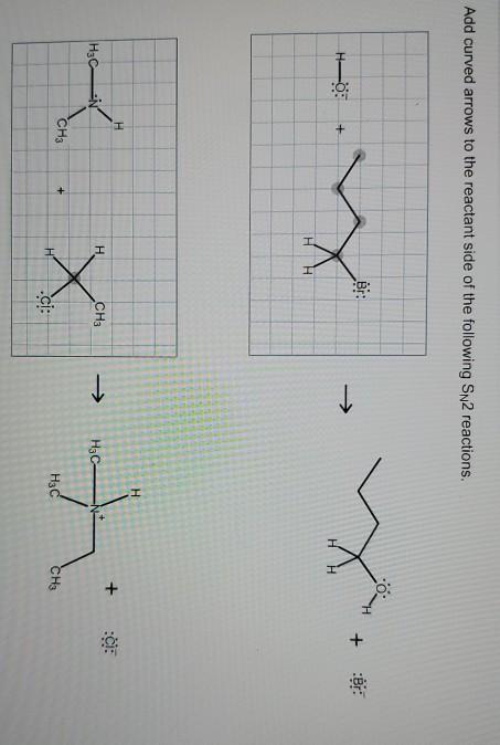 Solved Add curved arrows to the reactant side of the | Chegg.com