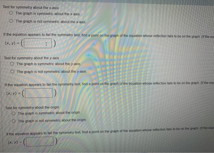 Solved Consider the equation given below. 9y2 - 4x2 = 36 O | Chegg.com