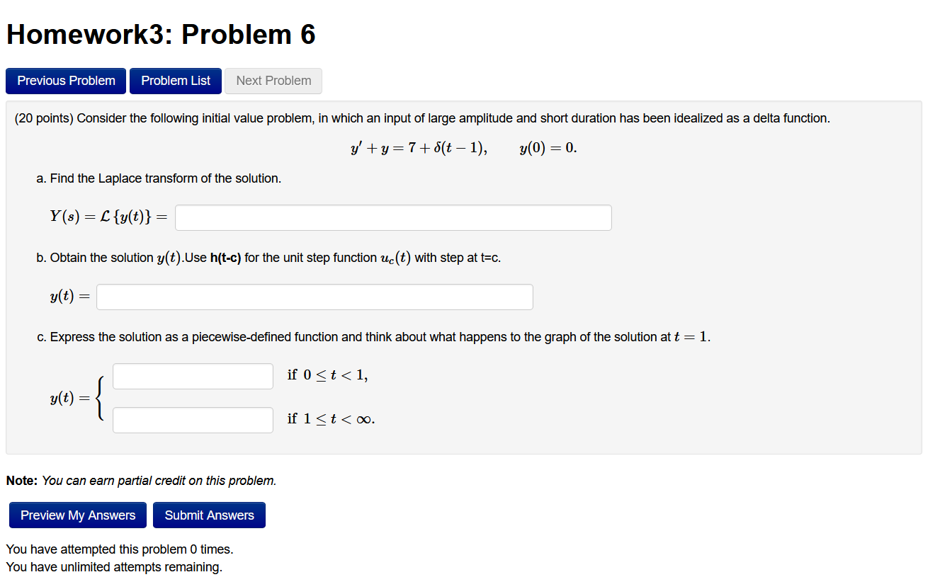 Solved (20 ﻿points) ﻿Consider the following initial value | Chegg.com