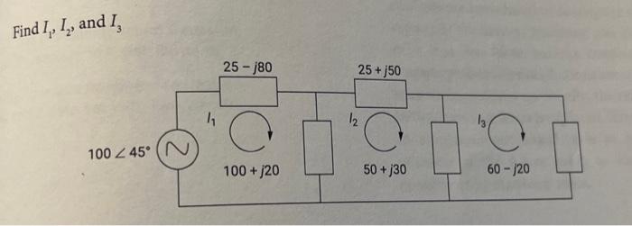 Solved Find I1,I2, and I3 | Chegg.com
