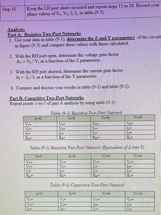 Solved Two-Port Network PSPICE (Z & Y parameters) | Chegg.com