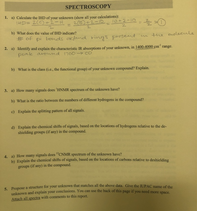 Solved Unknown #: 24 Molecular Formula: C,H,O 2H m2H | Chegg.com