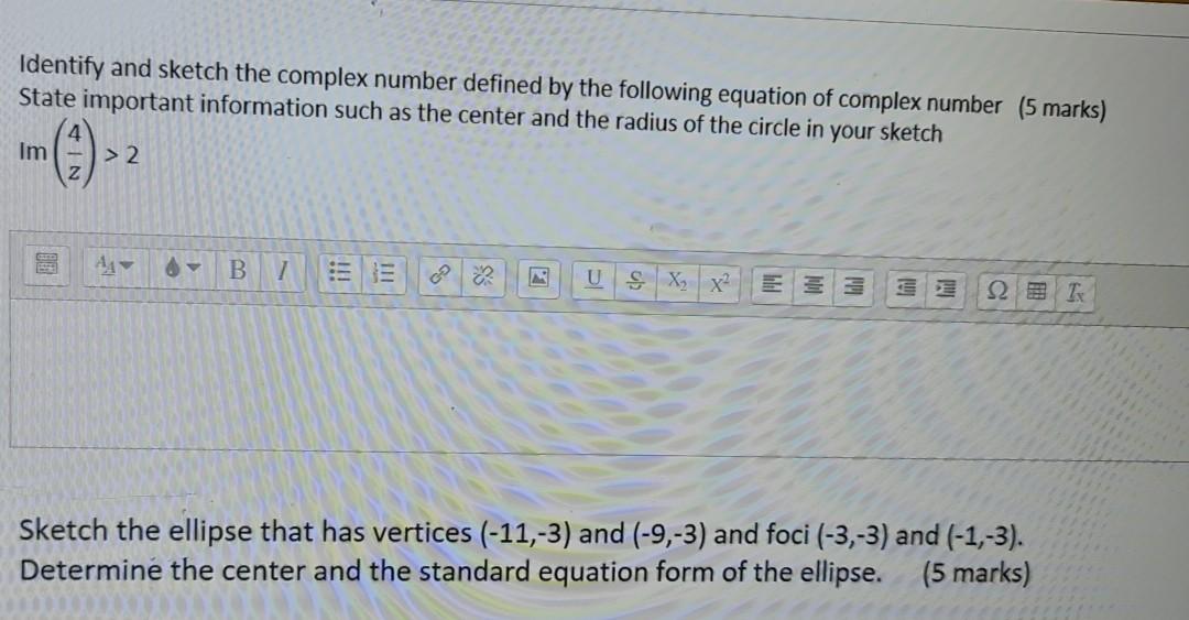 Solved Identify and sketch the complex number defined by the | Chegg.com