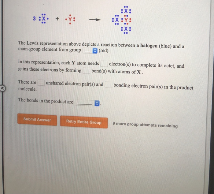 Solved The Lewis representation above depicts a reaction | Chegg.com