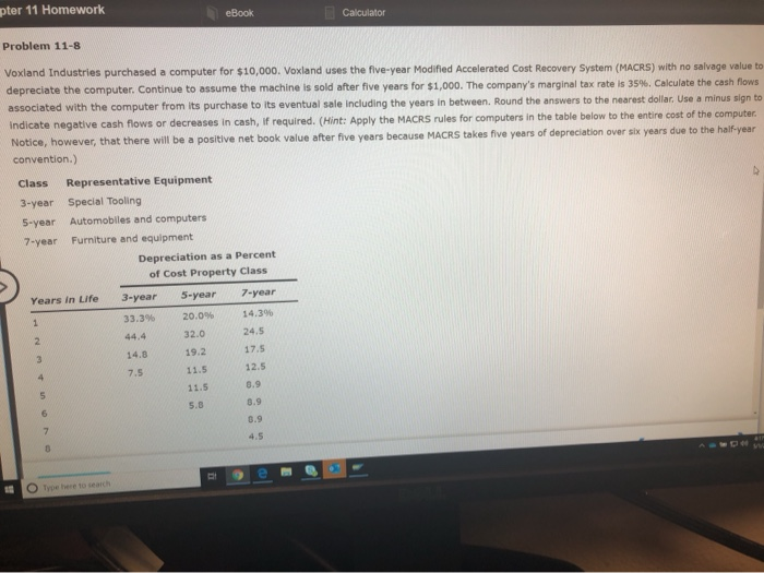 Solved pter 11 Homework eBook Calculator Problem 11-8 | Chegg.com Solved pter 11 Homework eBook Calculator Problem 11-8 | Chegg.com