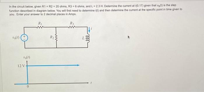 Solved In the circuit below, given R1=R2=20 ohms, R3=6 ohms, | Chegg.com