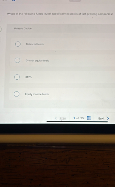Solved Which of the following funds invest specifically in | Chegg.com