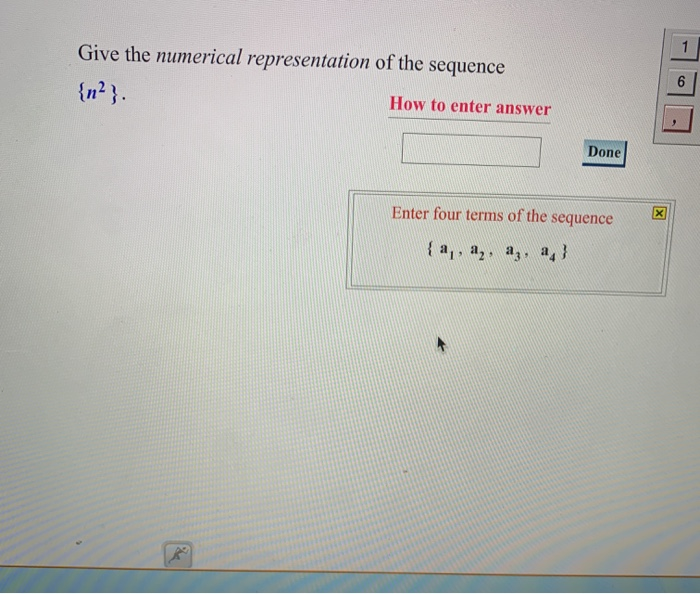 Solved Give the numerical representation of the sequence How | Chegg.com