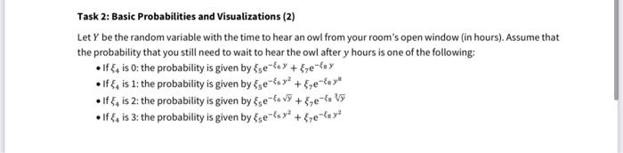 Solved Task 2: Basic Probabilities and Visualizations (2) | Chegg.com