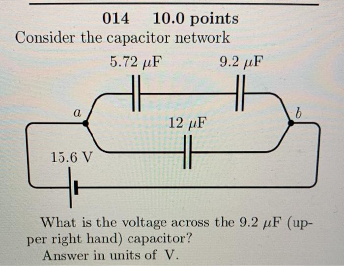 Solved 021 (part 1 of 3) 10.0 points A 20 pF capacitor is | Chegg.com