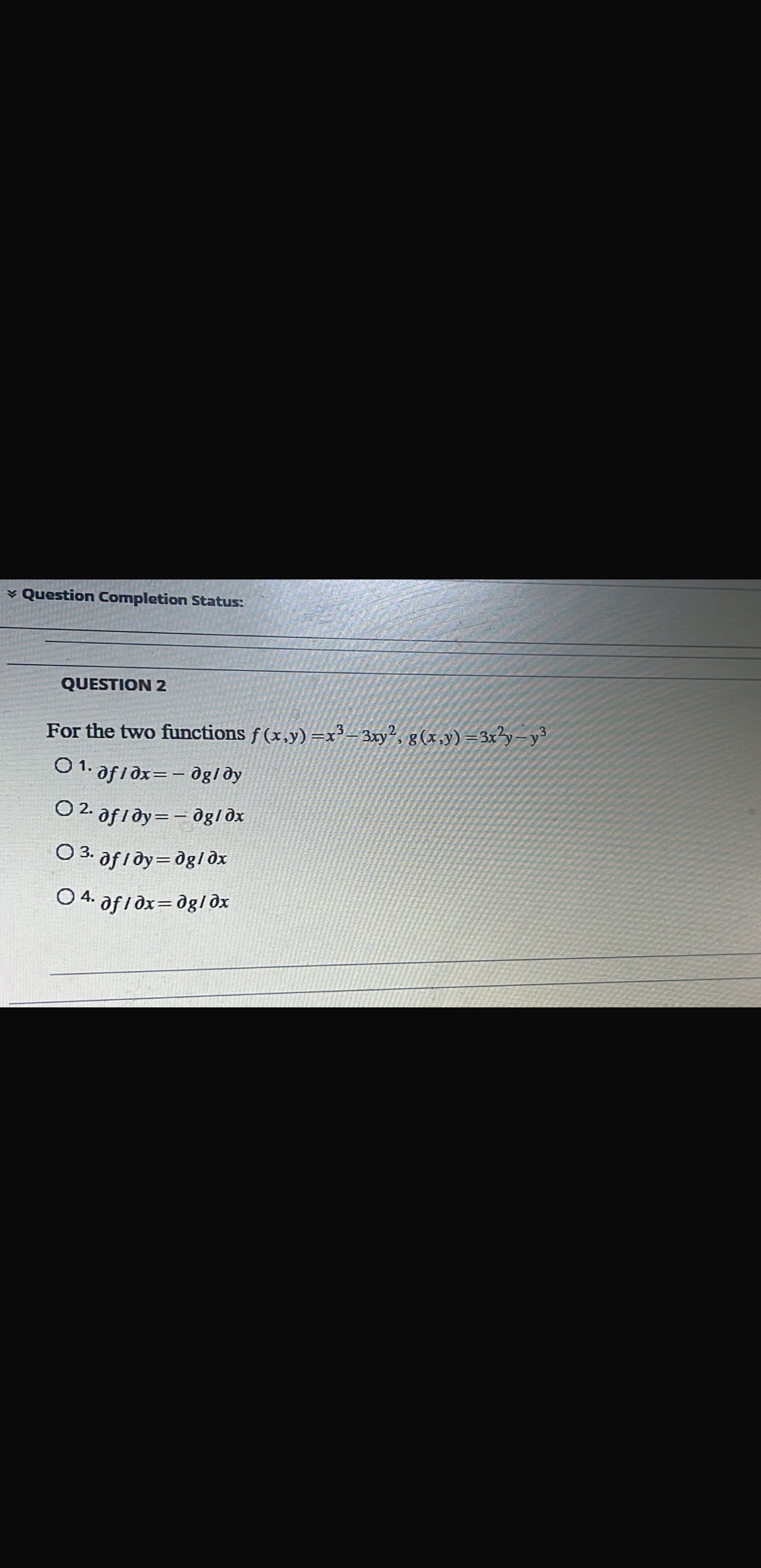 Solved ~~ Question Completion Status:QUESTION 2For the two | Chegg.com