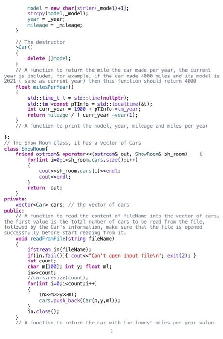 Solved Run the program, it will give you some output and a | Chegg.com