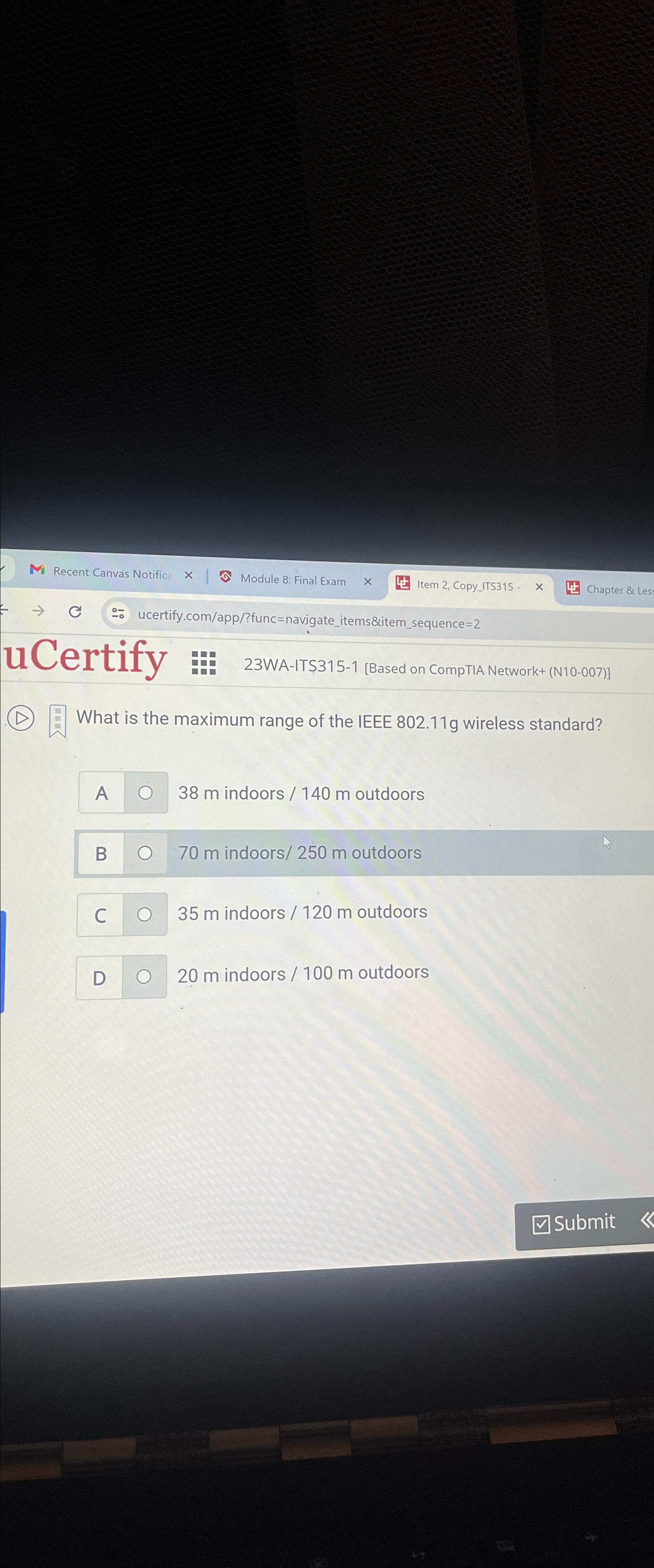 Solved uCertify23WA-ITS315-1 [Based on CompTIA | Chegg.com