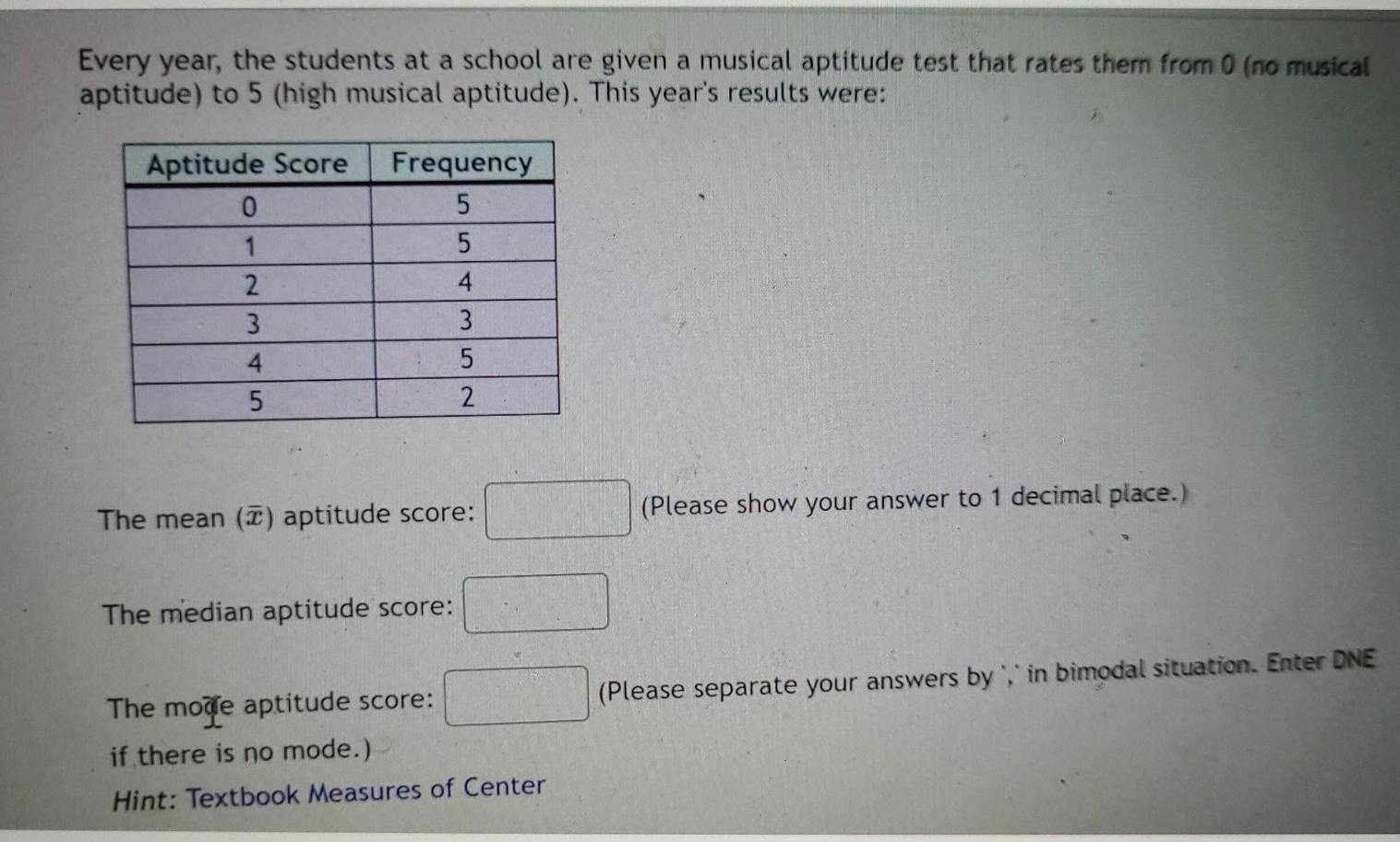 Solved Every year, the students at a school are given a | Chegg.com