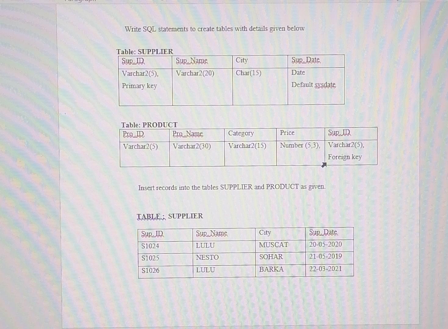 Solved 3. Create a SQL query to display CITY, round the | Chegg.com