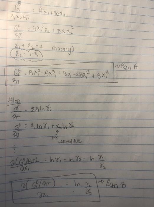 Solved 1) The following VLE data are available for an | Chegg.com