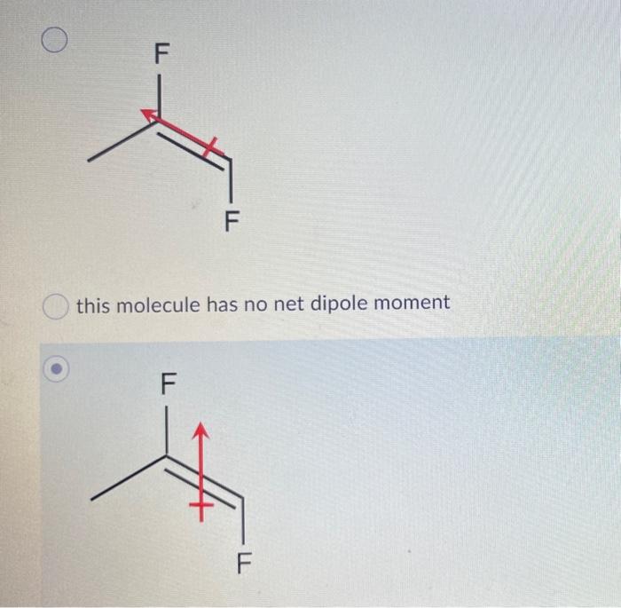 Solved Which dipole vector best represents the dipole for | Chegg.com