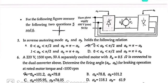 Solved - For the following figure answer the following two | Chegg.com
