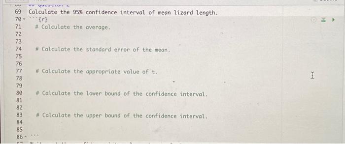 Solved 69 Calculate the 95% confidence interval of mean | Chegg.com