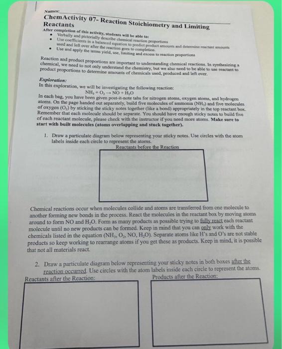 Solved Reaction Stoichiometry and Limiting Reactants (Part | Chegg.com
