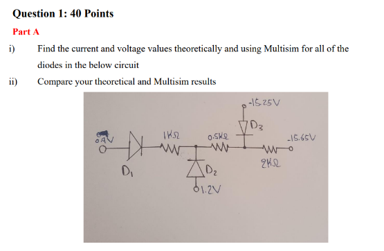 Solved Please just do this circuits in multisim and send me | Chegg.com