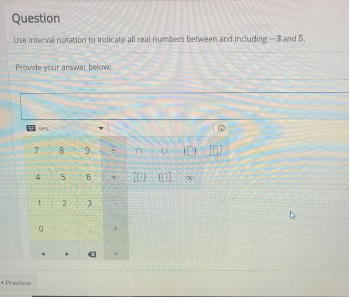 Solved Question Use interval notation to indicate all real | Chegg.com