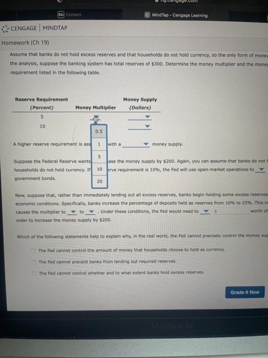 Assume that banks do not hold excess reserves and | Chegg.com