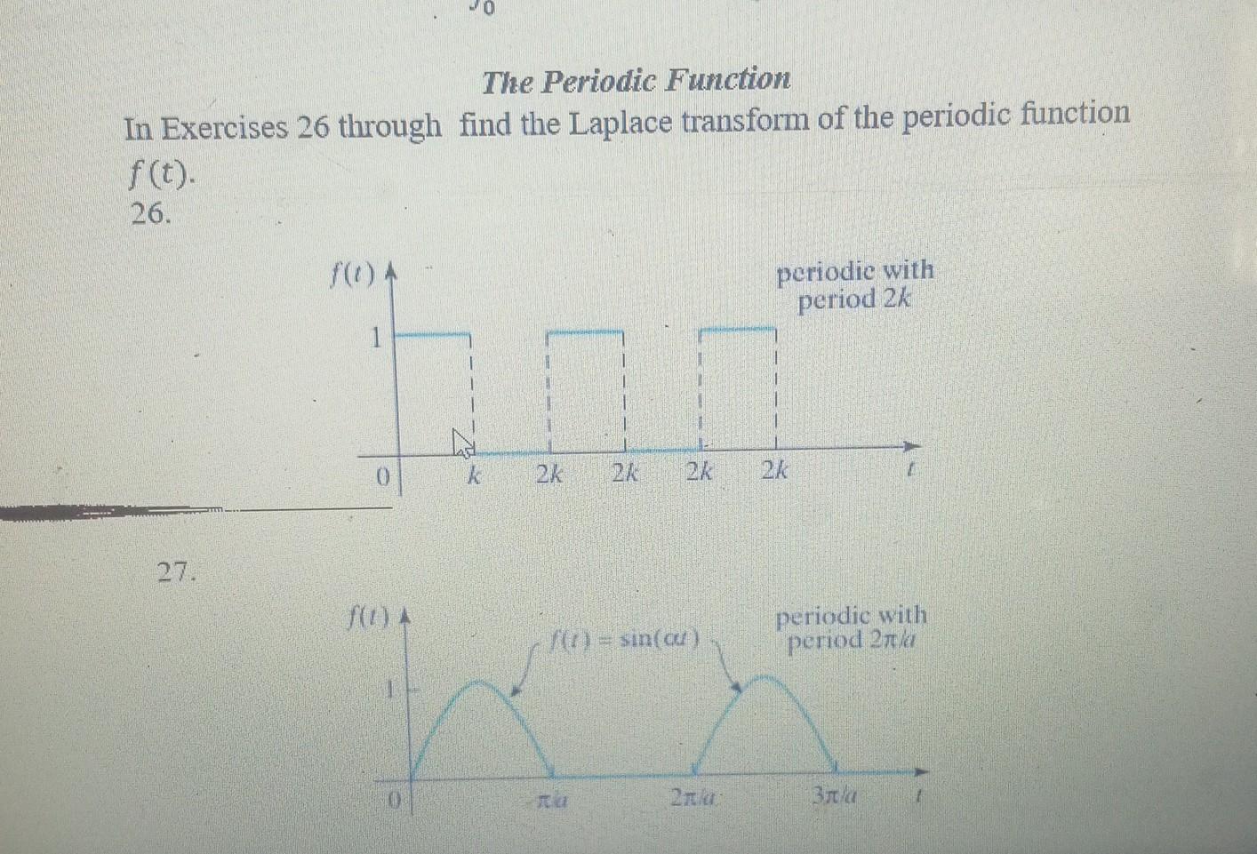 The Periodic Function In Exercises 26 through find | Chegg.com
