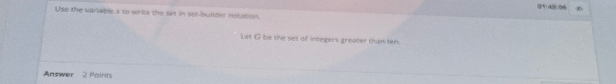 Solved Use the variable x ﻿to write the set in set butleler | Chegg.com