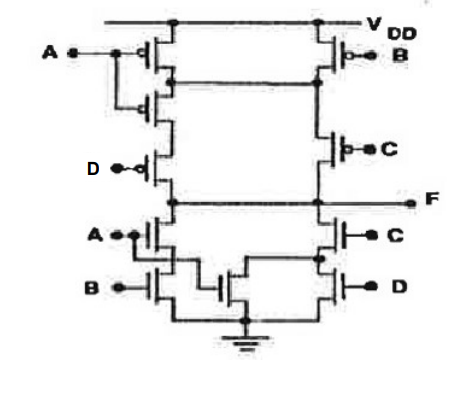 Solved Determine the logic function the following CMOS logic | Chegg.com