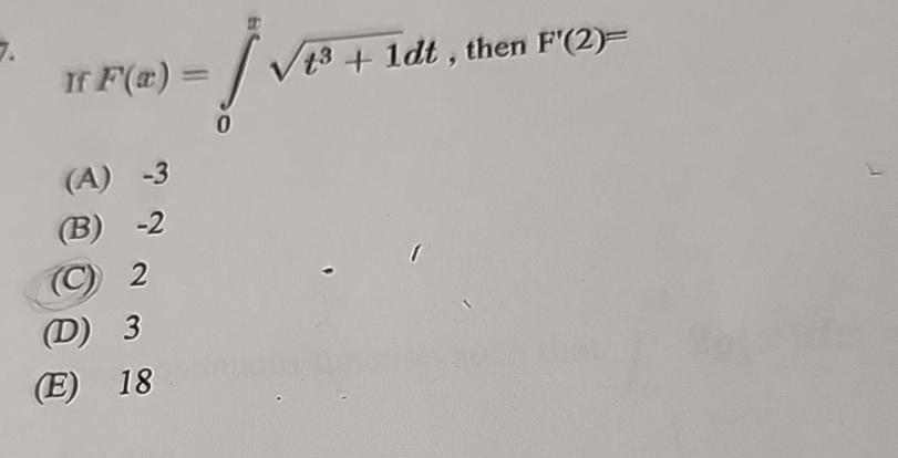 Solved If F(x)=∫0xt3+12dt, ﻿then | Chegg.com