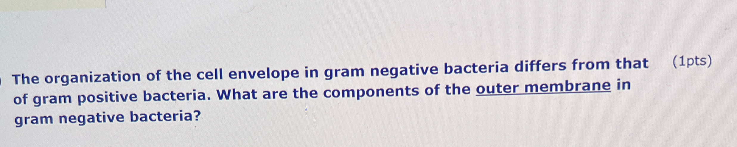 Solved The organization of the cell envelope in gram | Chegg.com