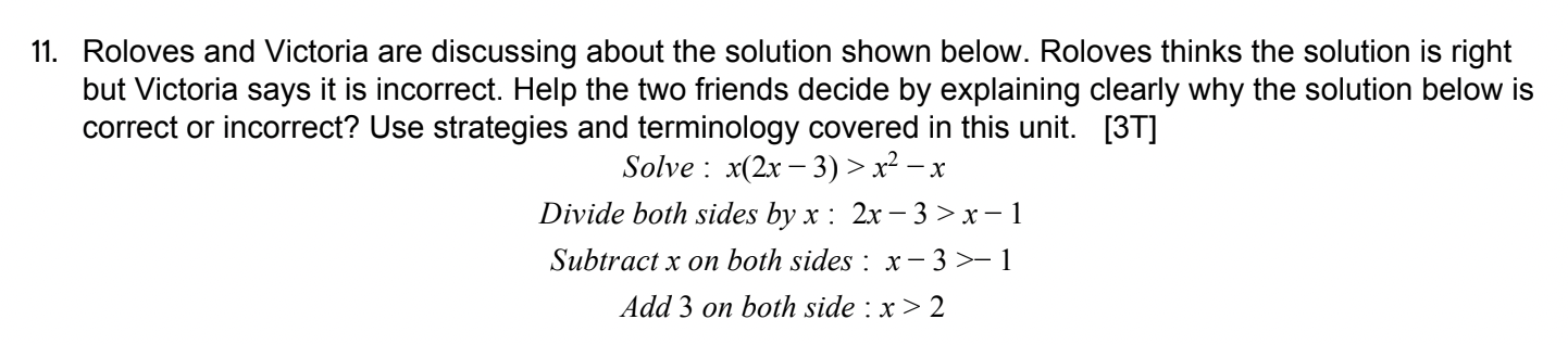 Solved Roloves and Victoria are discussing about the | Chegg.com