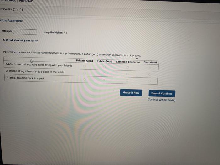 Solved mework (Ch 11) ack to Assignment Attempts Keep the | Chegg.com