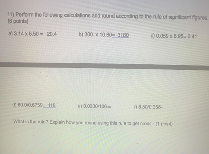 Solved Show all your calculation, how you cancel the units | Chegg.com