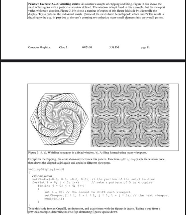Practice Exercise 3.2.2. Whirling swirls. As another | Chegg.com