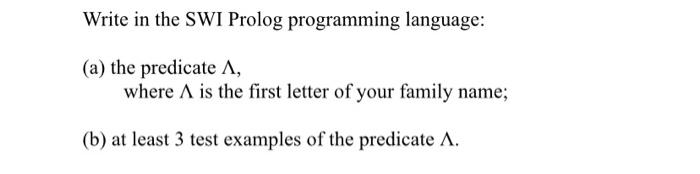 Solved Predicate C: fact(N, Fac) Factorial of a nonnegative | Chegg.com