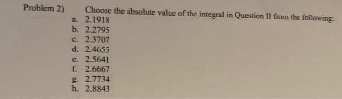 Solved II. Find I=∫CIm(z2)dz where C is the semi-circle that | Chegg.com